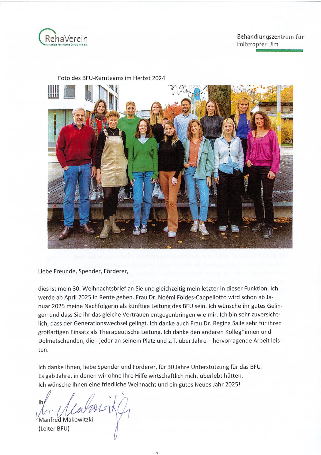 Weihnachtsbrief 2024-2 – BFU